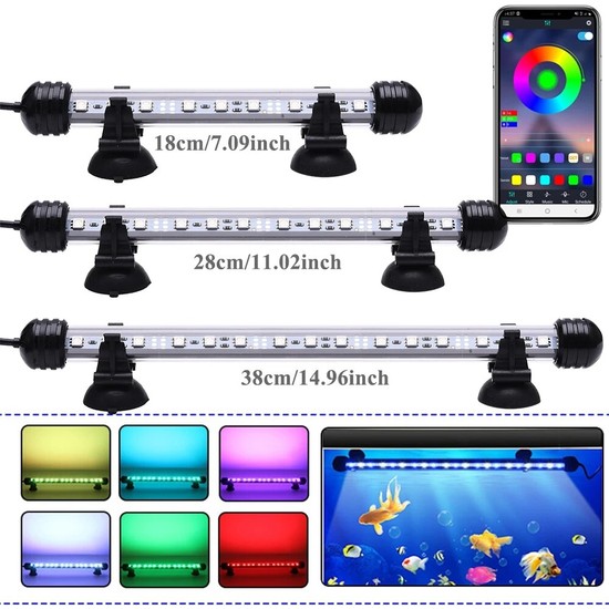 Longbangdian Shop 38CM ABD Fiş Stili LED Akvaryum Işığı Fiyatı