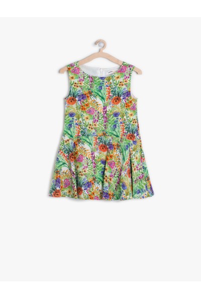 Koton Kids Kız Çocuk Çizgili Elbise Yeşil Koton Kids Kız Çocuk Çizgili Elbise Yeşil