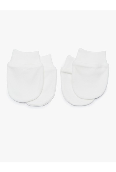Koton Kids Kız Çocuk 2'Li Eldiven Ekru