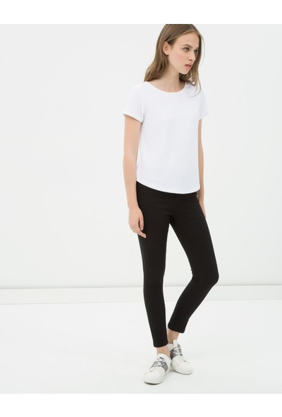 Ole Kadın Dar Paça Pantolon Siyah