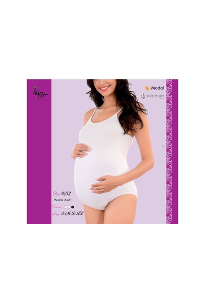İmer Kadın Hamile Çıtçıtlı Body