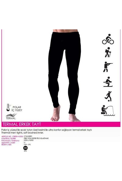 Tutku Termal Erkek Tayt
