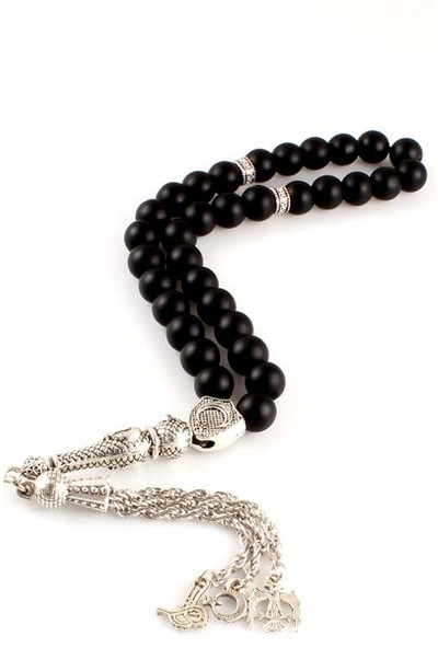 Tesbih1453 Onix Doğal Taş Tesbih Mat (CAM)