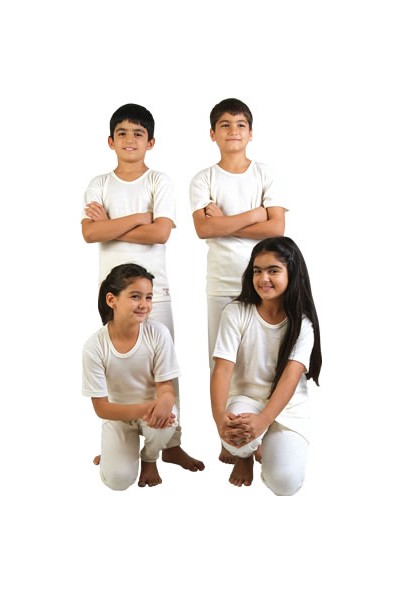 Çocuk %100 Yün Takım Atlet+İçlik Antibakteriyel Doğal Sağlıklı (Bay-Bayan)