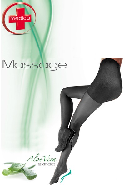 Gabriella 40 den Medica Siyah Külotlu Çorap MASSAGE 40 NERO
