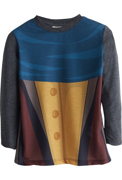 Soobe Friends Baskılı Sweatshirt Antramelanj 6 Yaş