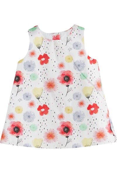 Soobe Bloom Garden Kolsuz Elbise-Külot Set Beyaz 0 - 3 Ay Soobe Bloom Garden Kolsuz Elbise-Külot Set Beyaz 0 - 3 Ay