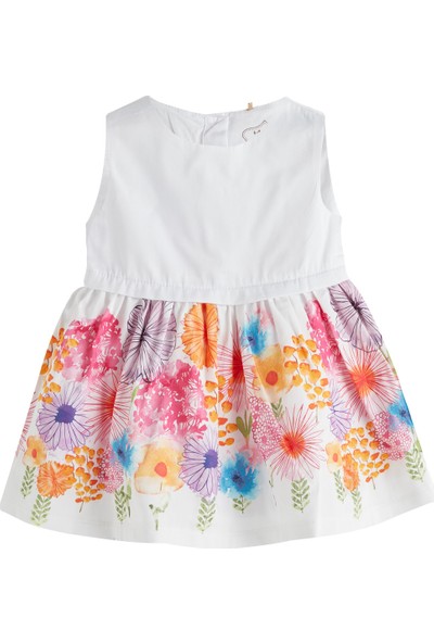 Soobe Bloom Garden Kolsuz Elbise Beyaz 0 - 3 Ay Soobe Bloom Garden Kolsuz Elbise Beyaz 0 - 3 Ay