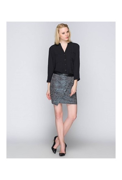 Vero Moda Kadın Jinn Siyah Etek 10139628