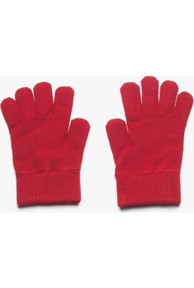 Koton Kids Kız Çocuk Eldiven Kırmızı