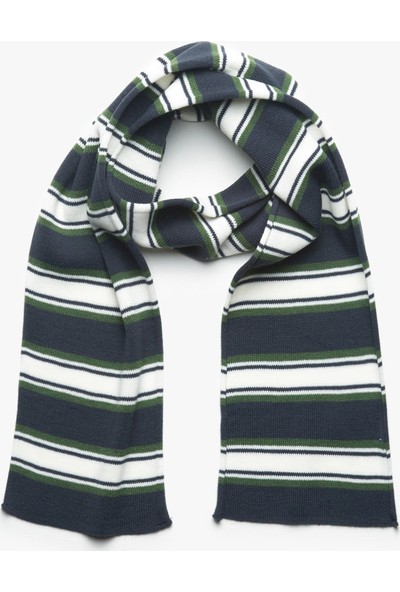 Koton Kids Erkek Çocuk Çizgili Atkı Lacivert