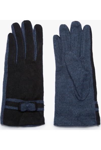 Koton Kadın Fiyonk Detaylı Eldiven Siyah Koton Kadın Fiyonk Detaylı Eldiven Siyah