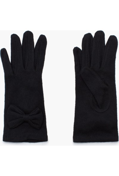 Ole Kadın Klasik Eldiven Siyah