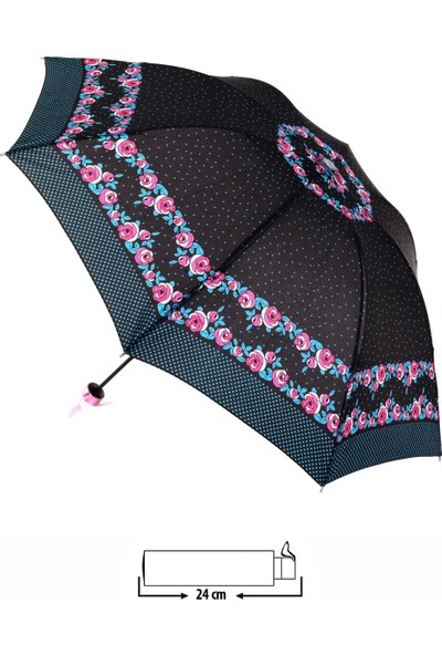 Yaşar Avcı Çiçek Desenli YA24104 Kadın Şemsiye