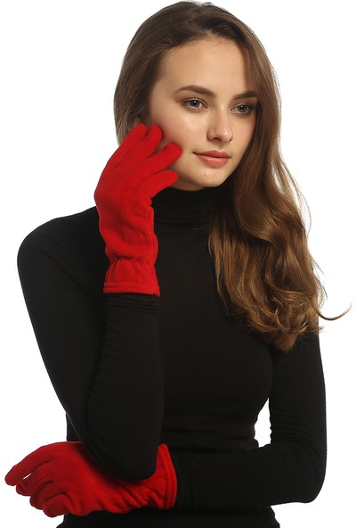 Softlook 8305 Bayan Polar Eldiven - Kırmızı