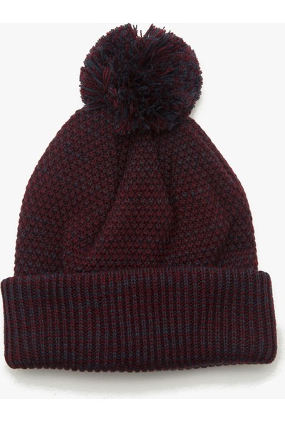 Koton Erkek Pon Pon Detaylı Bere Bordo