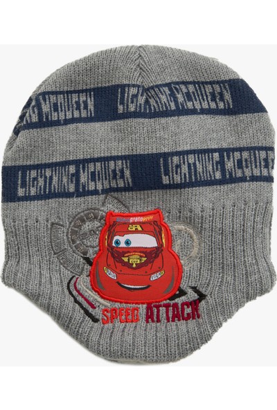 Koton Kids Erkek Çocuk Desenli Bere Gri