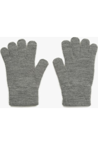 Koton Kids Kız Çocuk Eldiven Gri