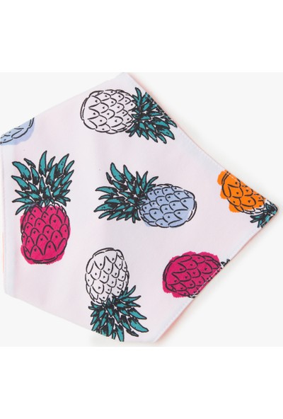 Koton Kids Kız Çocuk Desenli Önlük Ekru