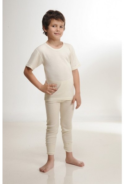 Elif Çamaşır Hasyün Erkek Çocuk Yün Termal Kısa Kol Takım Elif Çamaşır Hasyün Erkek Çocuk Yün Termal Kısa Kol Takım