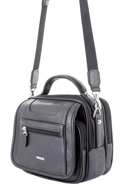 Cengiz Pakel Hakiki Deri Evrak Çantası 1724 Siyah