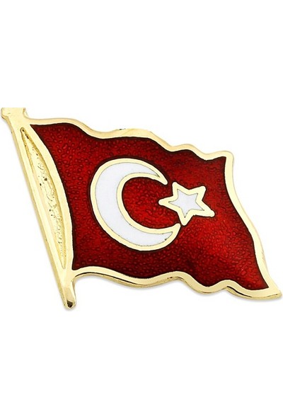AltınSepeti Altın Bayrak Rozet İğneli AS05RZ