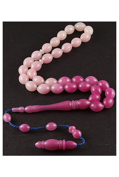 Tesbih1453 Bukalemun Kehribar Tesbih Kırmızı Ts533