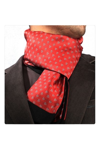 Exve Exclusive Kırmızı Çicek Desen İtalyan Moda Fular Çift Taraflı Erkek Atkı Ae1120 Exve Exclusive Kırmızı Çicek Desen İtalyan Moda Fular Çift Taraflı Erkek Atkı Ae1120