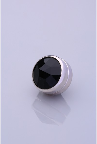 Fsg Takı Siyah Gümüş Kaplama Eşarp Mıknatısı