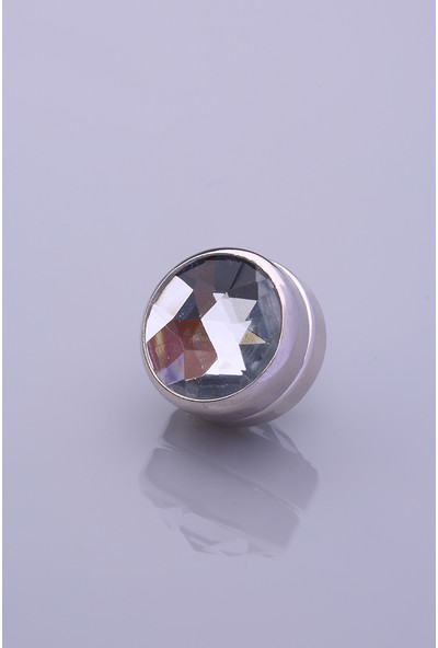 Fsg Takı Buz Mavisi Gümüş Kaplama Eşarp Mıknatısı