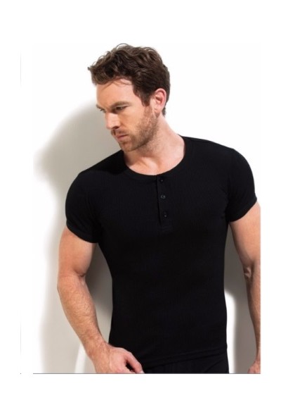 Erdem 1125 Fitilli Düğmeli Erkek Tshirt Fanila Erdem 1125 Fitilli Düğmeli Erkek Tshirt Fanila