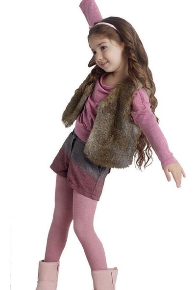 Penti Kız Çocuk Angora Yün Mix Külotlu Çorap Penti Kız Çocuk Angora Yün Mix Külotlu Çorap