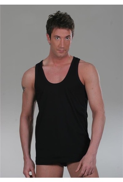 Öztaş1032 Erkek Siyah Askılı Atlet