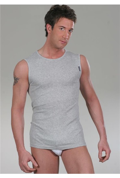 Öztaş Erkek Kolsuz Ribana O-Yaka Kısa Kol Atlet