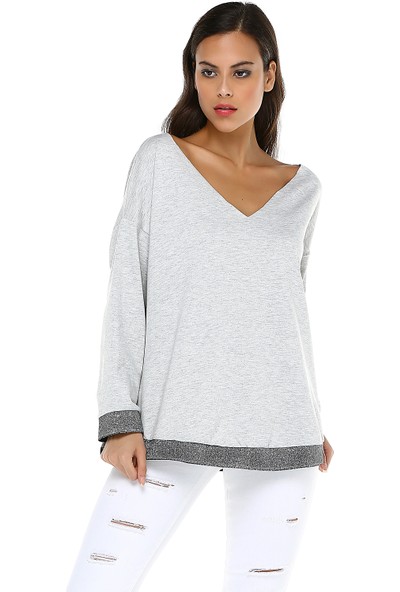 Quincey Kadın Lame Detaylı Sweatshirt