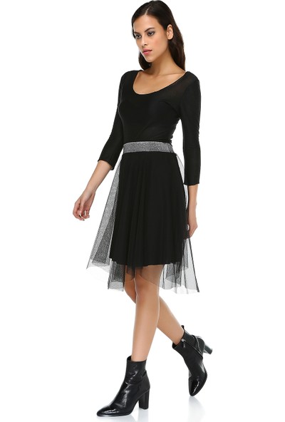 Quincey Kadın Lame Kemerli Tül Etek Quincey Kadın Lame Kemerli Tül Etek