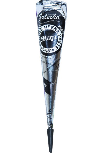 Golecha Magic Dövme Koni Kınası Siyah 25Gr Golecha Magic Dövme Koni Kınası Siyah 25Gr