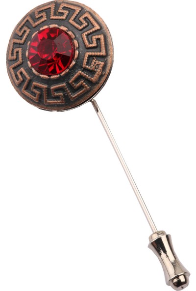 La Pescara Bronz - Siyah Kırmızı Taşlı Yaka İğnesi Yı172 La Pescara Bronz - Siyah Kırmızı Taşlı Yaka İğnesi Yı172