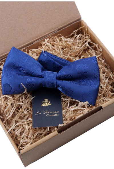 La Pescara Şal Desen Mavi Papyon P508 La Pescara Şal Desen Mavi Papyon P508