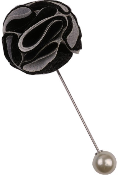 La Pescara Füme - Siyah Oval Yaka Çiçeği Yc159