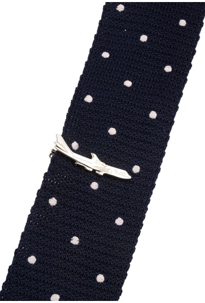 La Pescara Uçak Gümüş Kravat İğnesi Kıy85