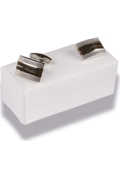 La Pescara Haki - Gümüş Kol Düğmesi Kd472