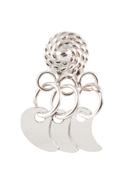 Akyüz Gümüş Yöresel Üç Pullu Telkari Gümüş Hızma Hz043