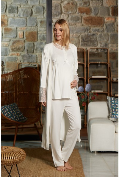 Pierre Cardin Lohusa 3'lü Takım Ekru