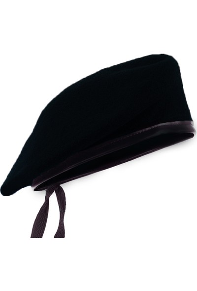 Flaş Yetişkin Siyah Asker Tankçı Beresi