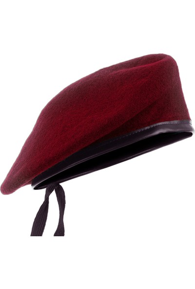 Flaş Yetişkin Bordo Bere Asker Komando Beresi Flaş Yetişkin Bordo Bere Asker Komando Beresi