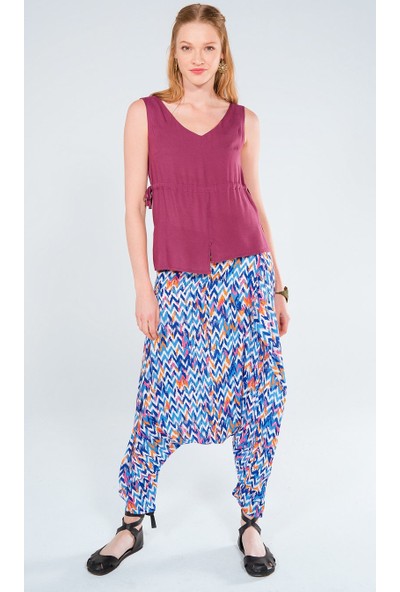 Clandestino Düğmeli Şalvar