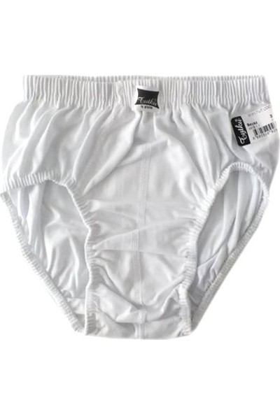 Tutku Erkek Çocuk Külot Beyaz 3'Lü Paket