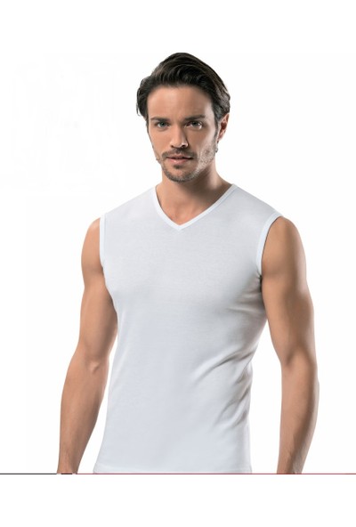 Erdem 1196 Ribana Kolsuz V Yaka Erkek Tshirt