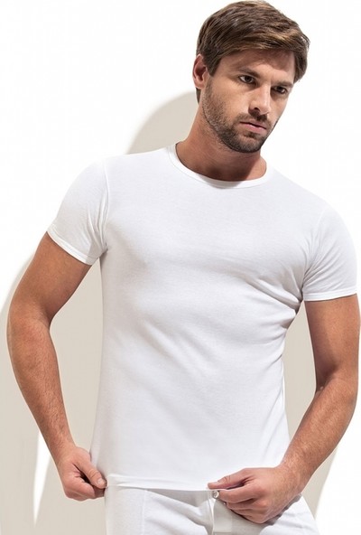 Erdem 1197 Ribana Sıfır Yaka Erkek Fanila